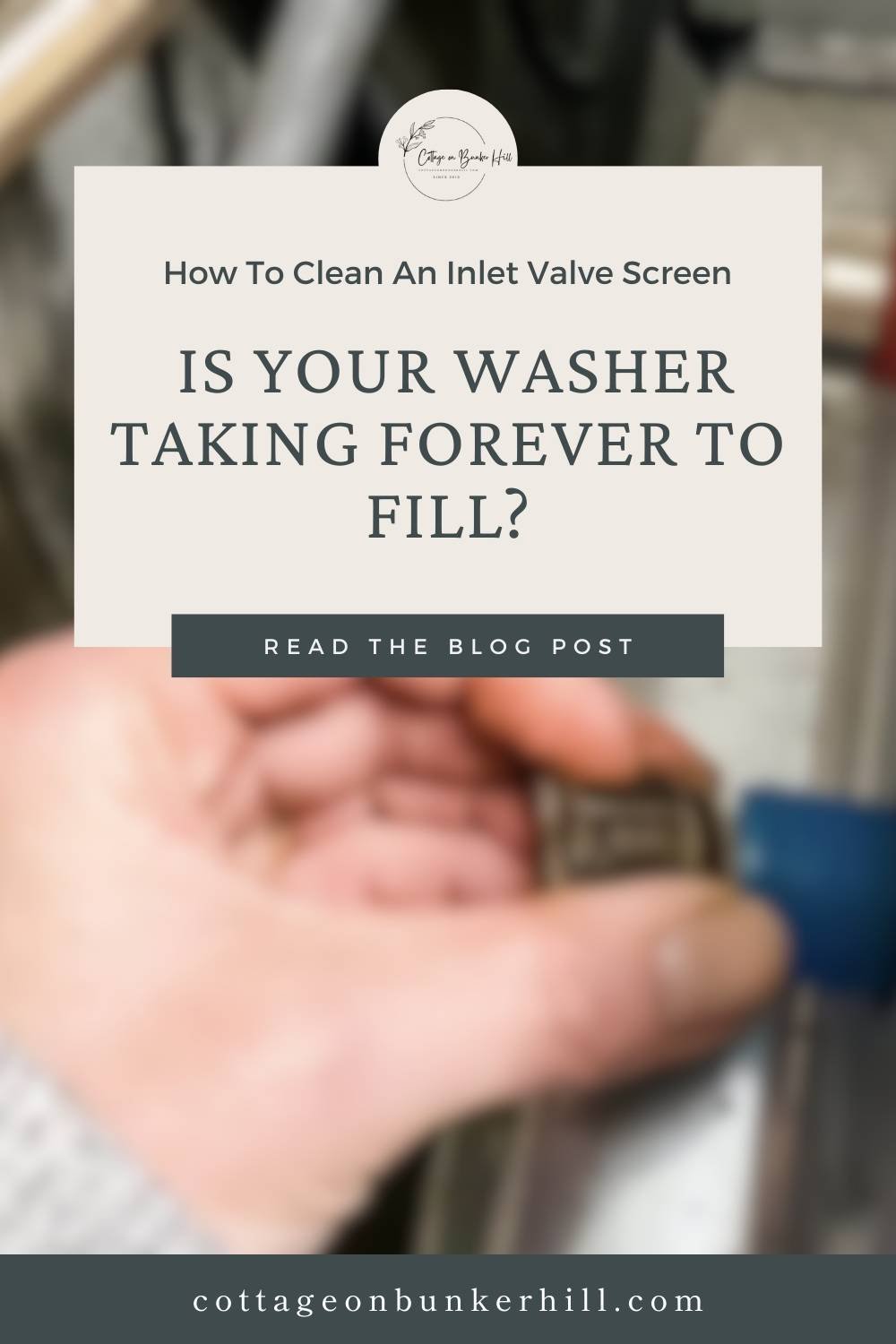 The Secret to Faster Washing Machine Cycles: Cleaning the Inlet Valve ...