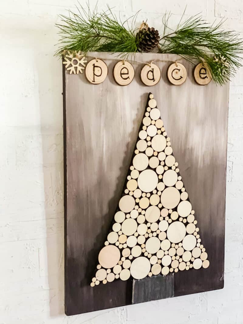 Rustic Christmas Tree Sign - Cottage On Bunker Hill