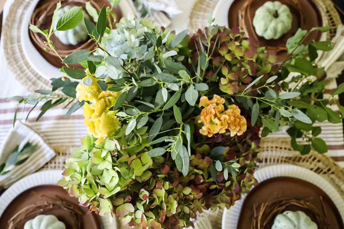 Early Fall Decorating Ideas For Your Dining Nook - Cottage On Bunker Hill