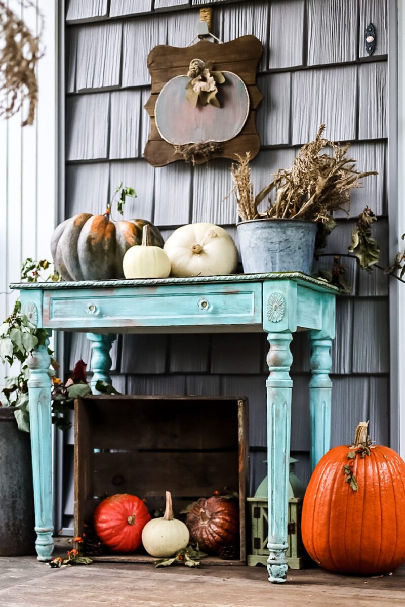 Small Front Porch Fall Decor: Charming Ideas for Autumn - Cottage On ...