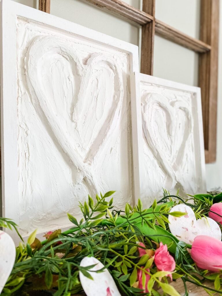 Textured Heart Wall Art - Cottage On Bunker Hill