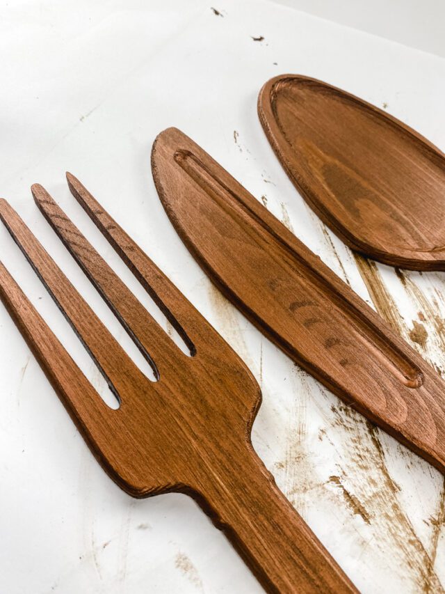 Easy to Make Cutlery Wall Hanging - Cottage On Bunker Hill