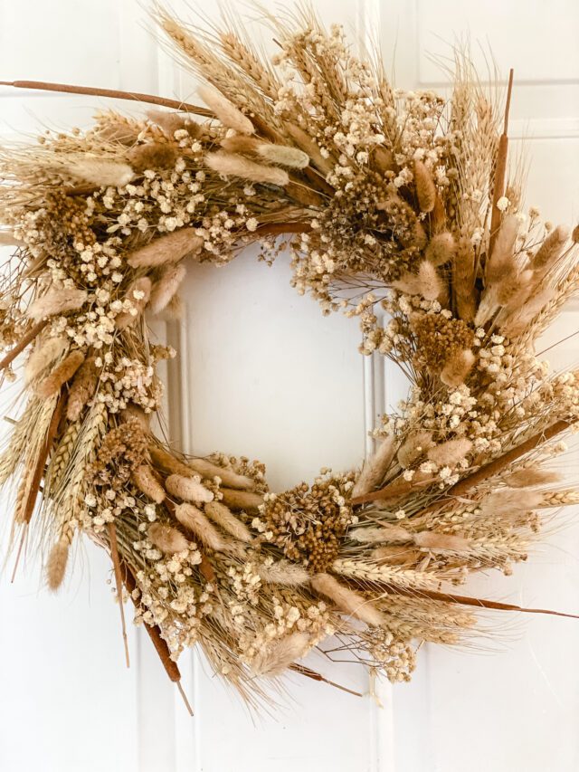 DIY Easy and Beautiful Dried Flower Ornaments - Cottage On Bunker Hill