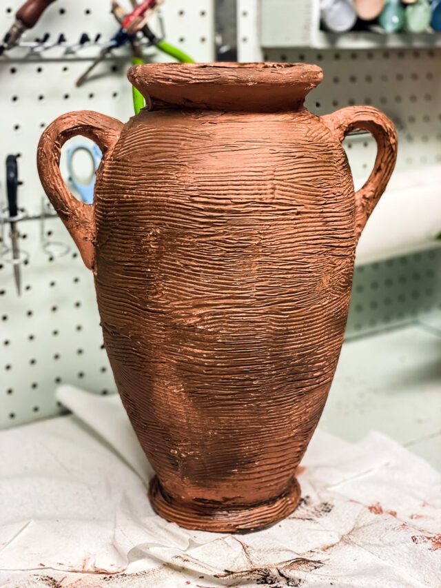 Flea Market Flip | How to Upcycle an Ugly Vase - Cottage On Bunker Hill