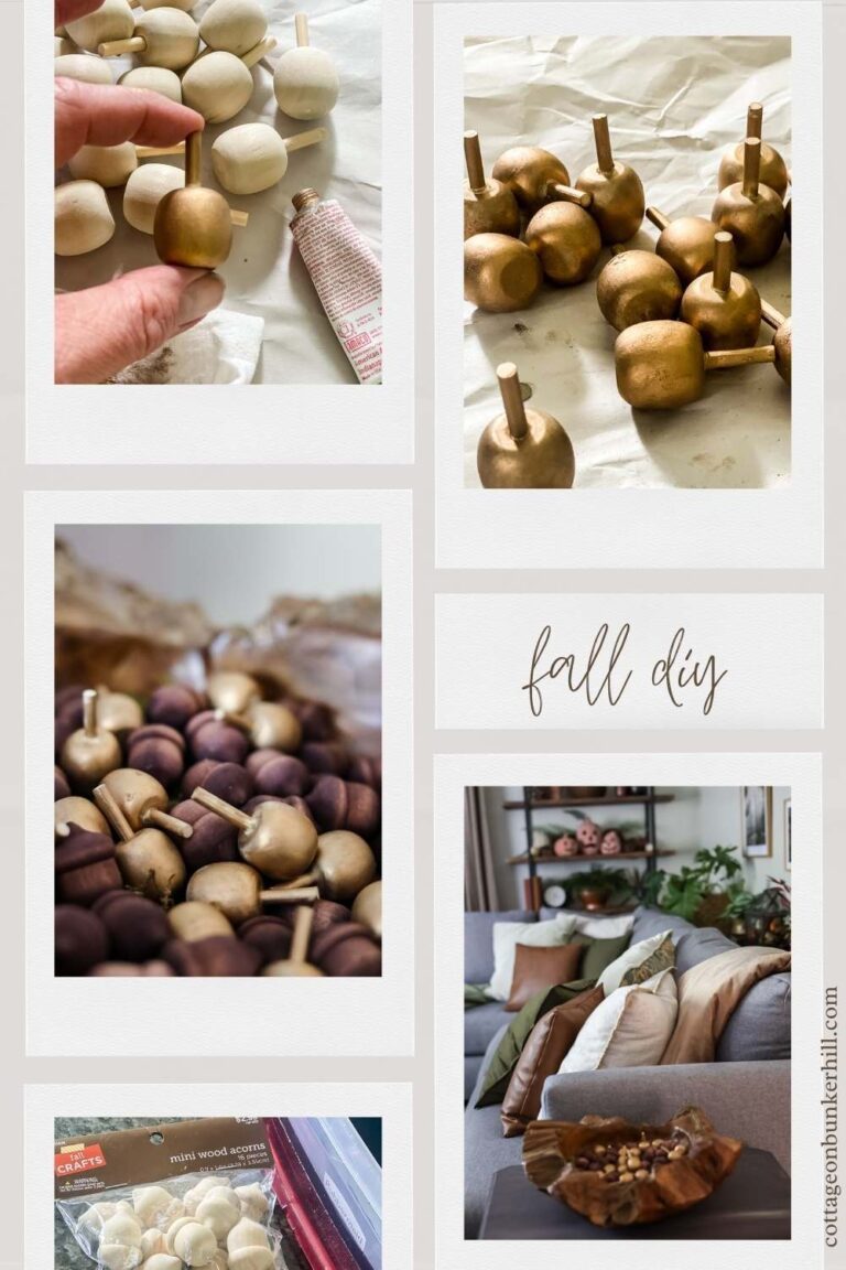 Easy DIY Fall Bowl Filler - Cottage On Bunker Hill