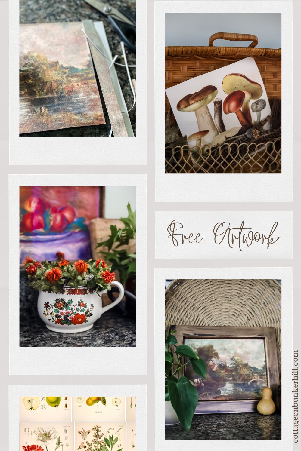 Where to Find Free Art for Your Home Decor - Cottage On Bunker Hill