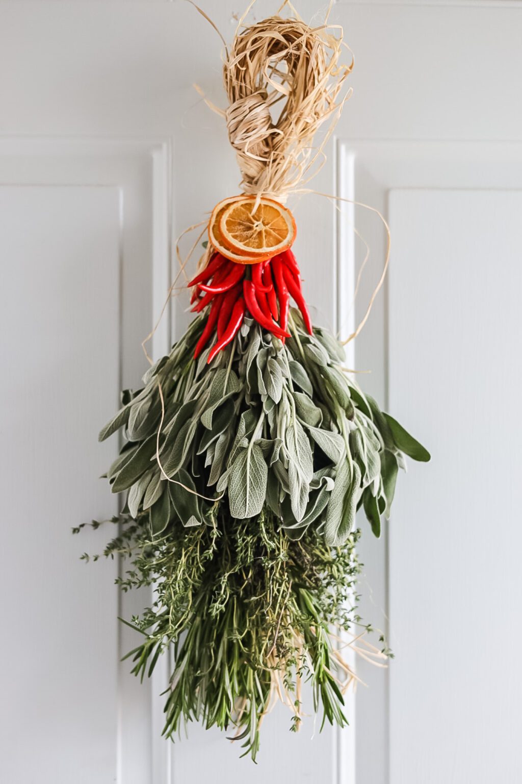How To Make A Fresh Herb Swag - Cottage On Bunker Hill