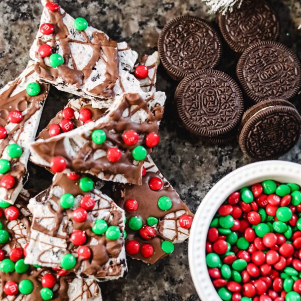 Easy Double Chocolate Holiday Oreo Bark - Cottage On Bunker Hill