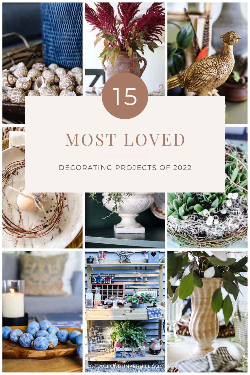 My Most Loved Decorating Projects This Year - Cottage On Bunker Hill