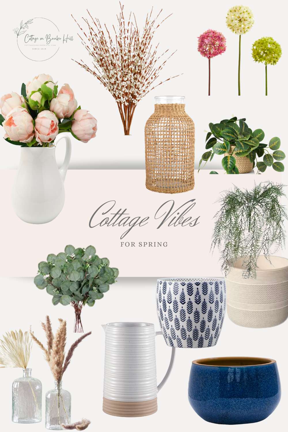 Budget- Friendly & Beautiful Spring Vases & Planters - Cottage On ...