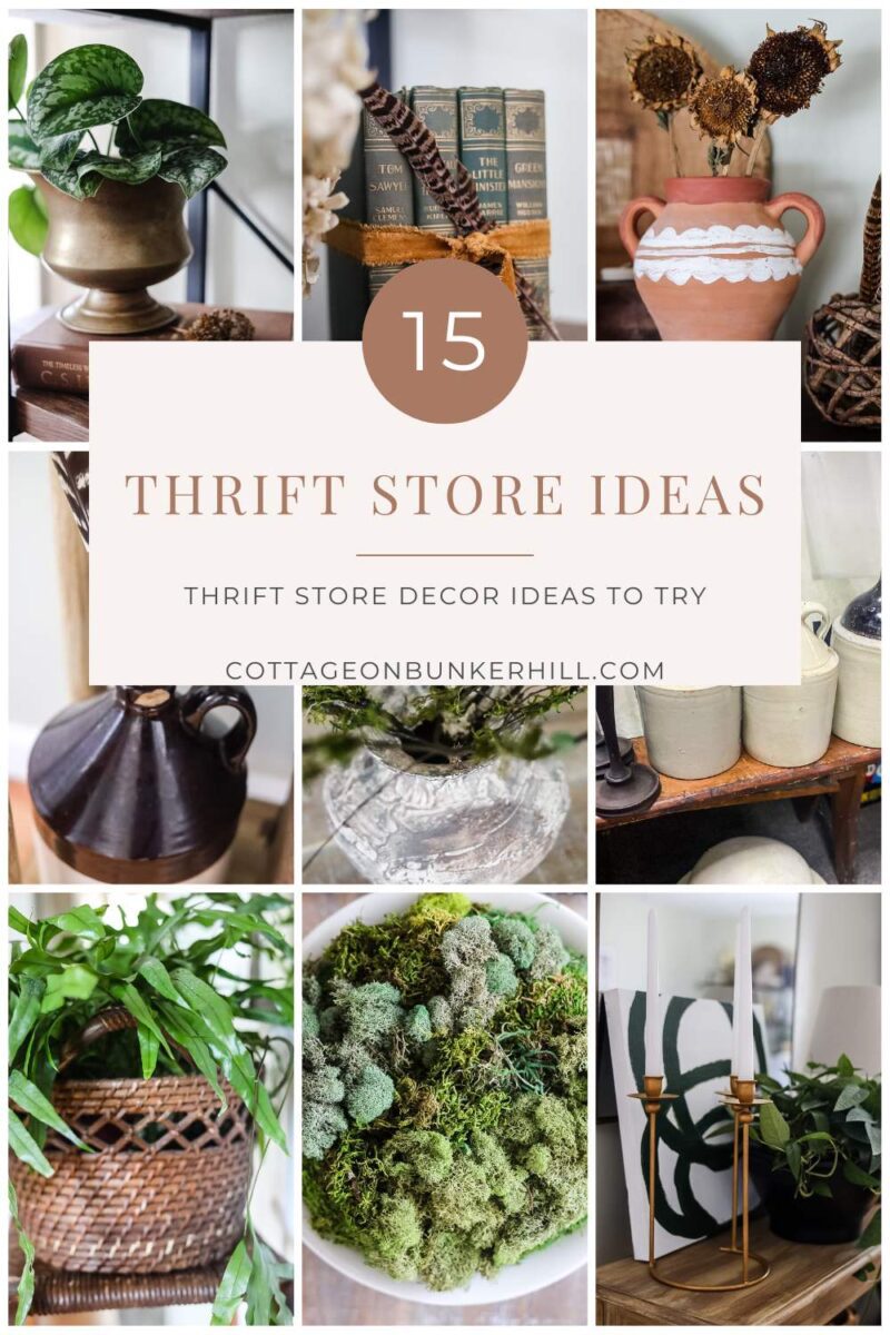 Upcycled Home Decor: 15 Thrift Store Ideas to Try Today! - Cottage On ...