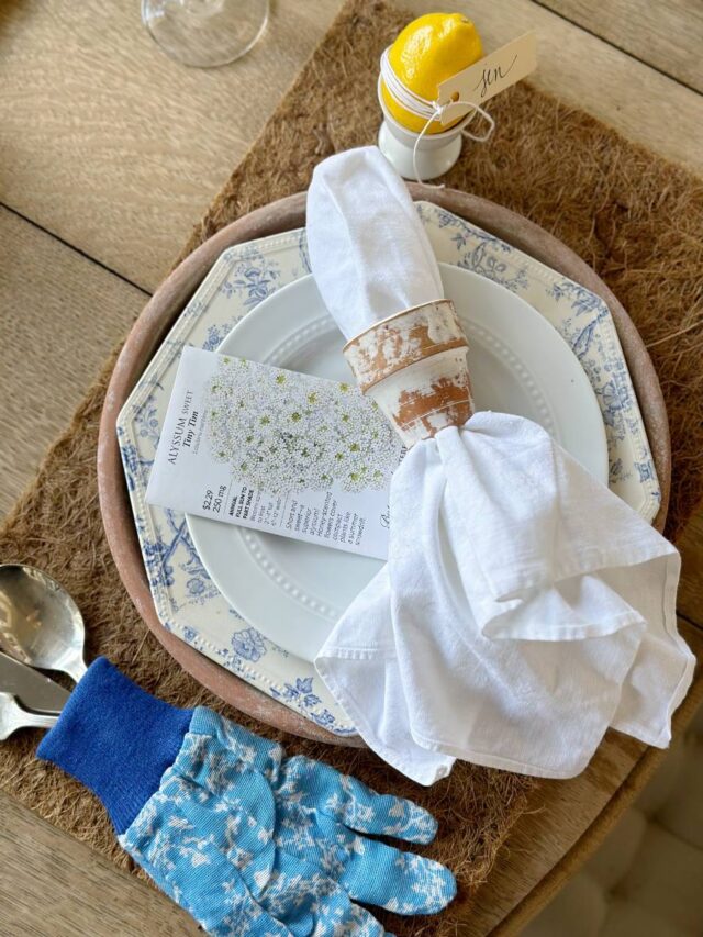 Easy Tips for a Pretty Spring Table - Cottage On Bunker Hill