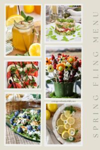 Light & Refreshing Springtime Salad Luncheon Menu - Cottage On Bunker Hill