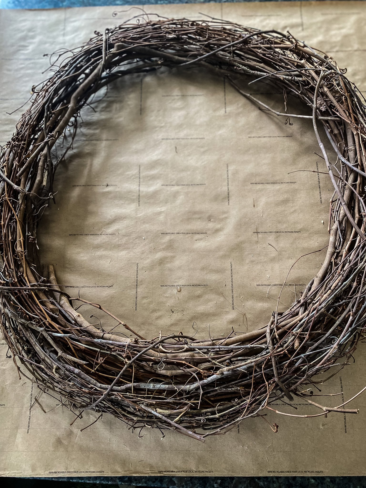 Easy DIY Floral Wreath Tutorial with Green Artificial Flowers - Cottage ...