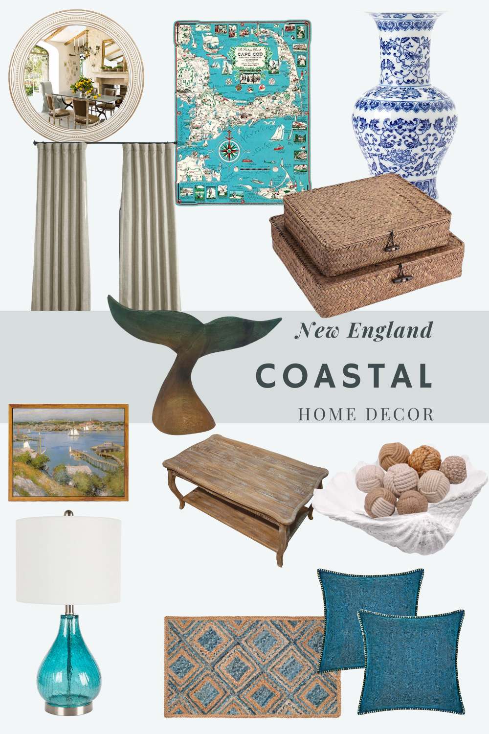 Get the Coastal Look: New England Style Decorating for Your Home ...