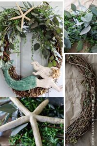 Easy DIY Coastal Mermaid Wreath: Perfect for Your Front Door - Cottage ...