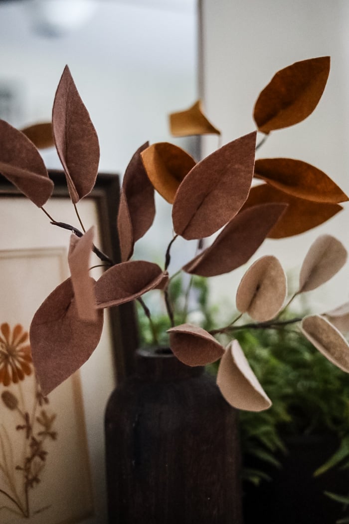 Felt Leaf Stems: A Quick and Easy Way to Add Fall Flair to Your Home ...