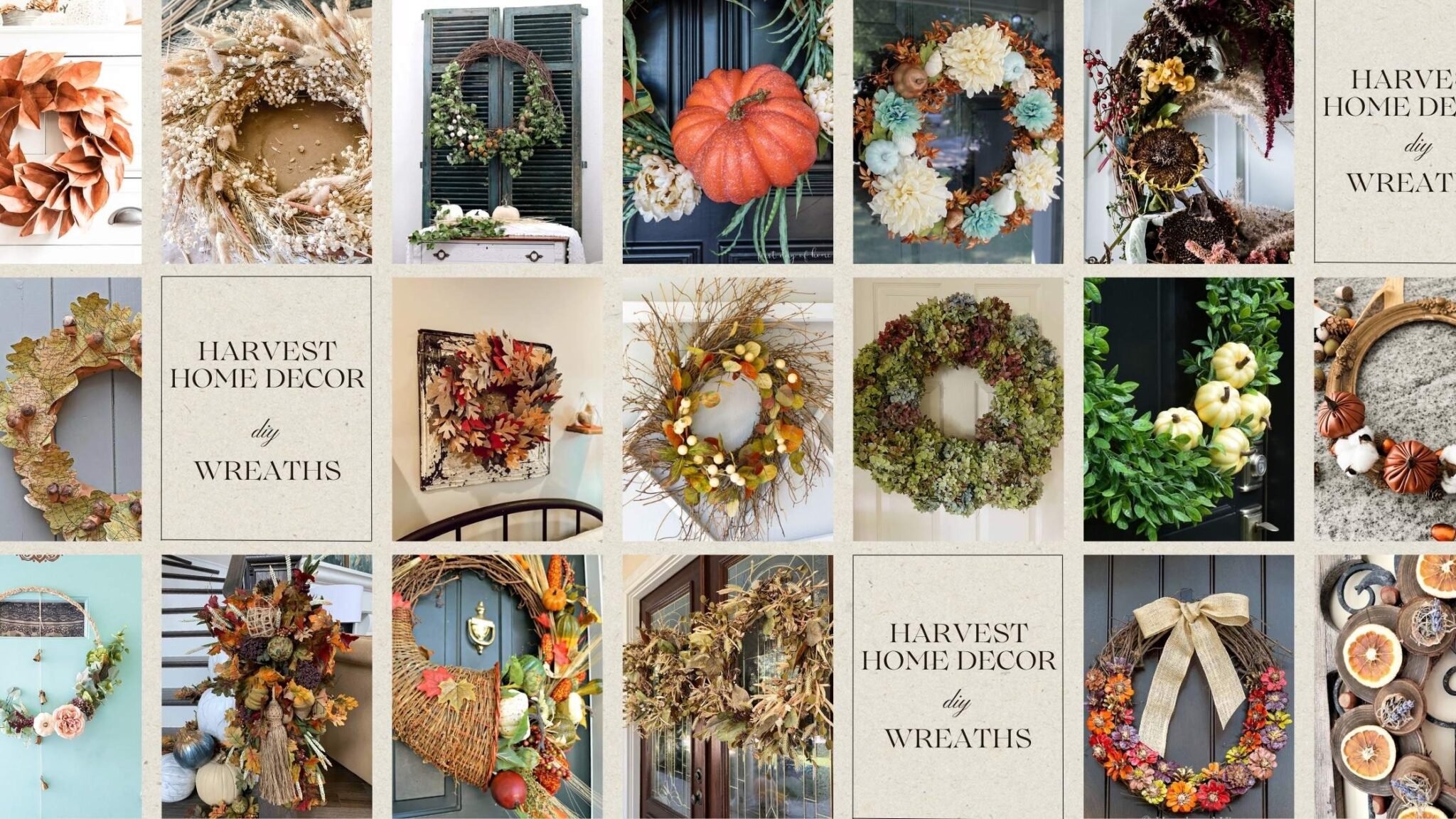 Harvest Home Decor: Must-Try DIY Fall Wreaths - Cottage On Bunker Hill