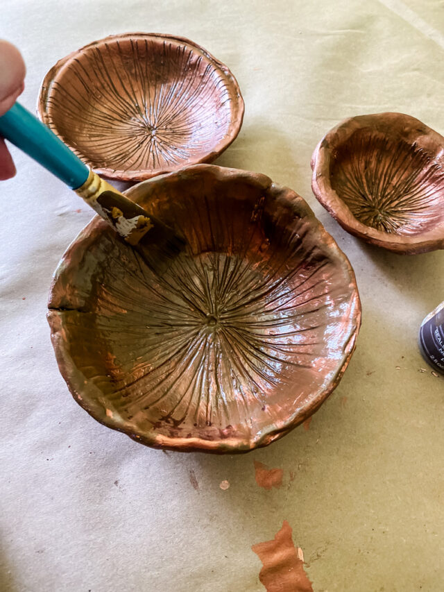 DIY Mushroom Cap Bowls: Trendy Fall Decor Tutorial with Air-Dry Clay ...