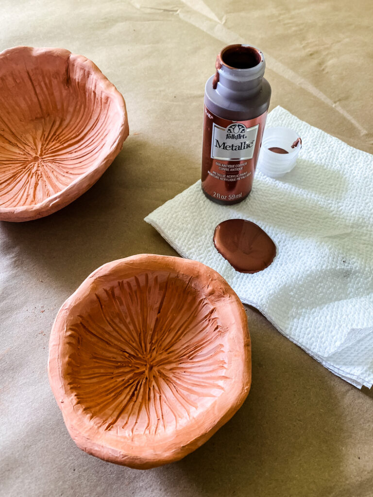 DIY Mushroom Cap Bowls: Trendy Fall Decor Tutorial with Air-Dry Clay ...