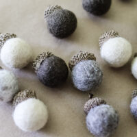 DIY Fall Decor: Crafting Easy Felt Acorns for Garland and Ornaments ...
