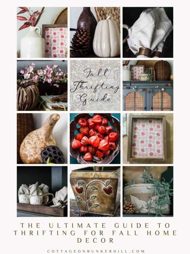 The Ultimate Guide to Thrifting for Fall Home Decor - Cottage On Bunker ...