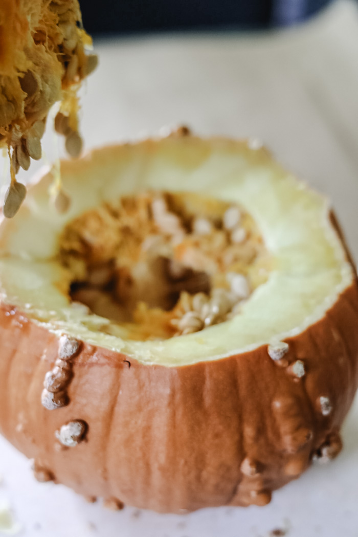 Stunning Fall Centerpiece: Fresh Flower Pumpkin Arrangement - Cottage ...