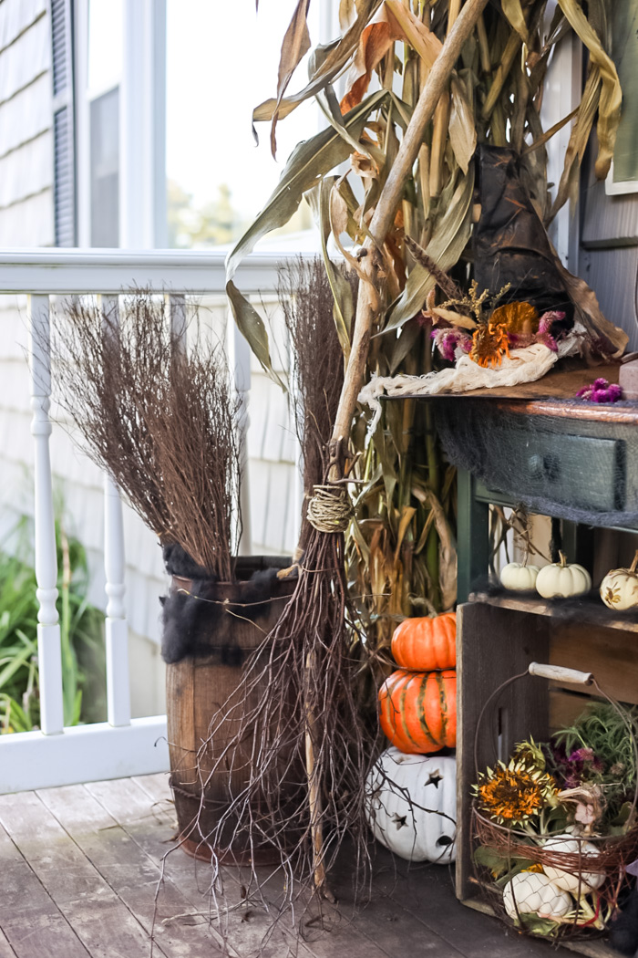 DIY Witch Broom: A Spooky Addition to Your Halloween Porch - Cottage On ...