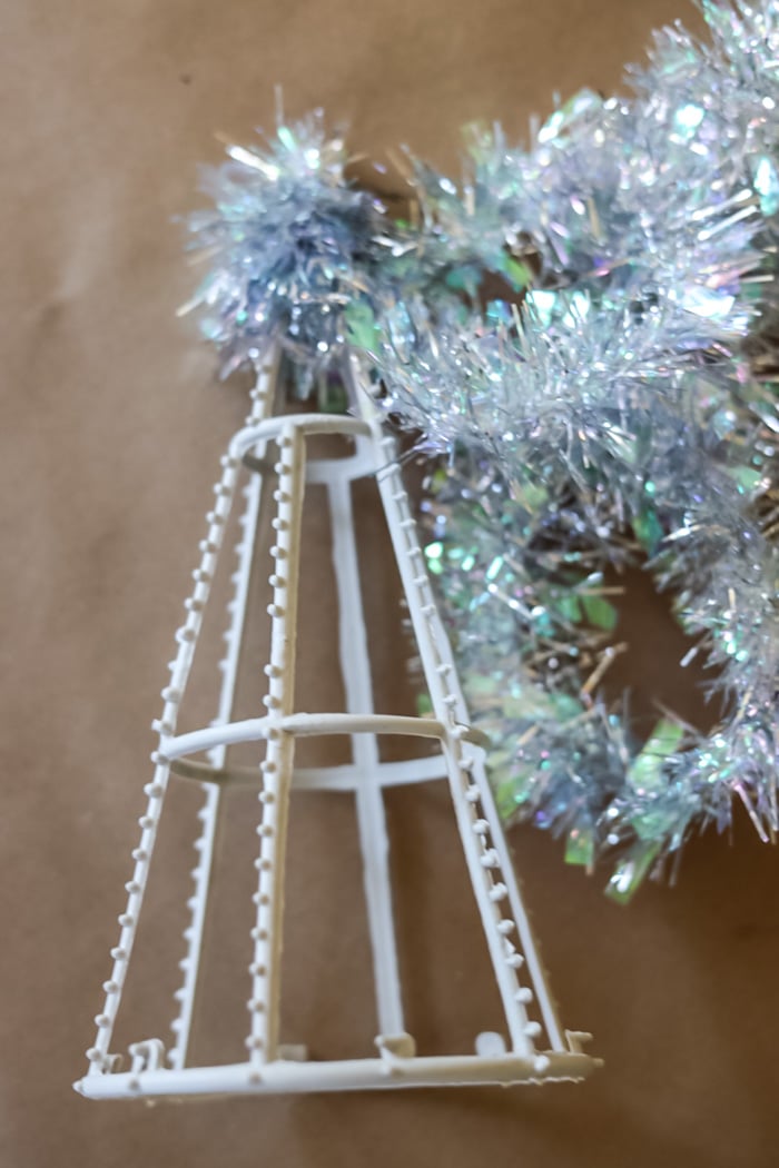 How to Make Gold Berry Topiary Trees from Dollar Tree Tinsel Trees ...