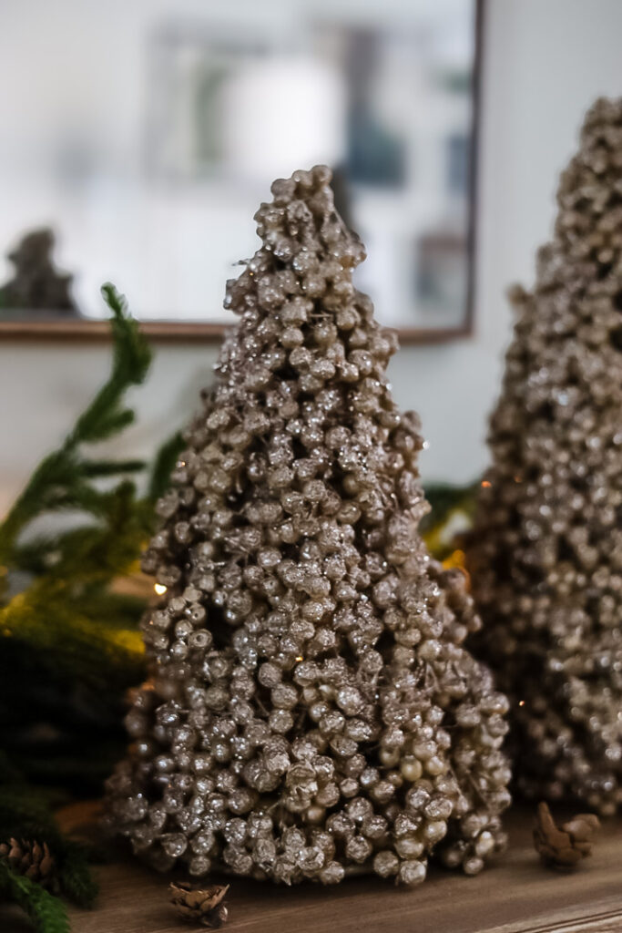 How to Make Gold Berry Topiary Trees from Dollar Tree Tinsel Trees ...
