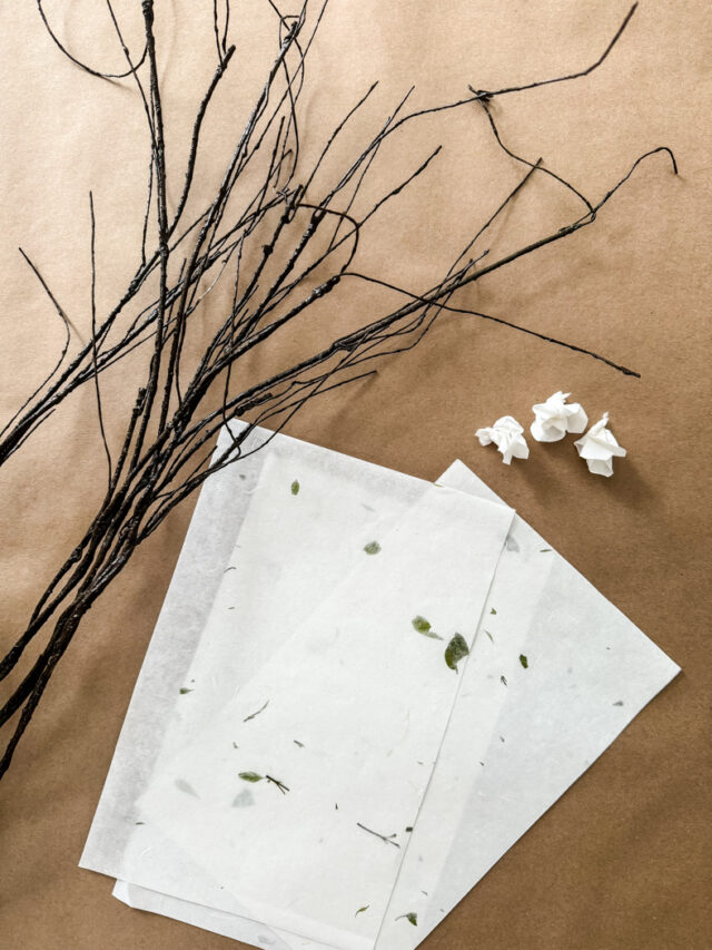 Shh, They're Not Real! Springtime Branches with DIY Paper Blossoms ...
