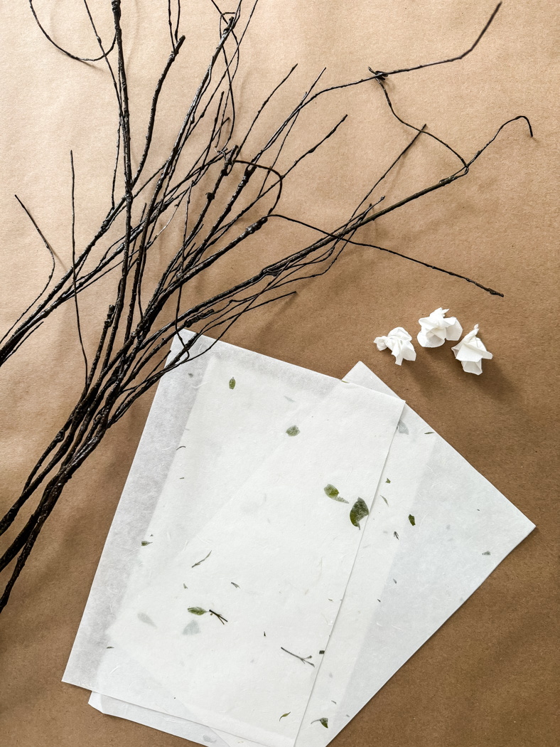 Shh, They're Not Real! Springtime Branches with DIY Paper Blossoms ...