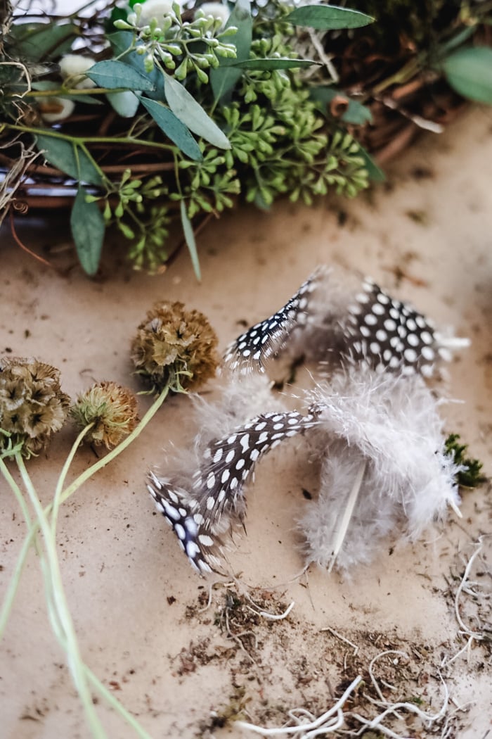 How to Make a Live Spring Wreath with Bulbs - Cottage On Bunker Hill