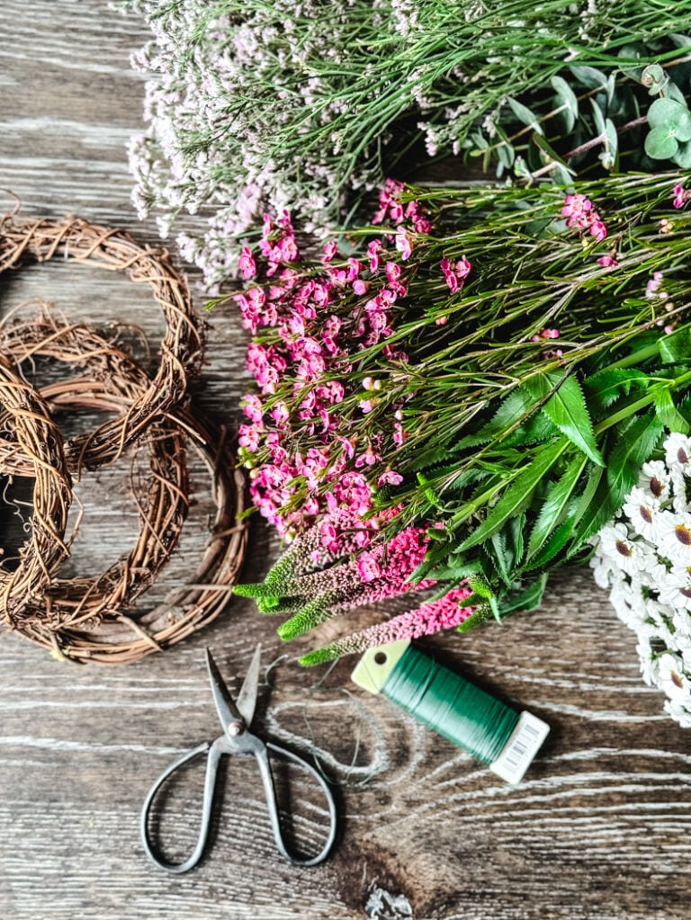 Bring Cottage Charm to Your Door: Create a Blooming Spring Wreath ...