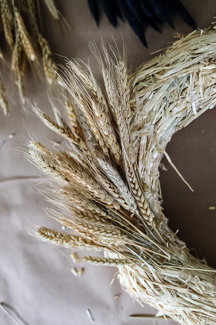 Red, White (and a Touch of Wheat) Wreath: A Patriotic DIY - Cottage On ...