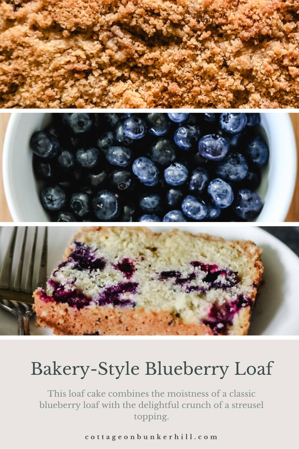 Bakery-Style Blueberry Loaf You Can Make at Home - Cottage On Bunker Hill