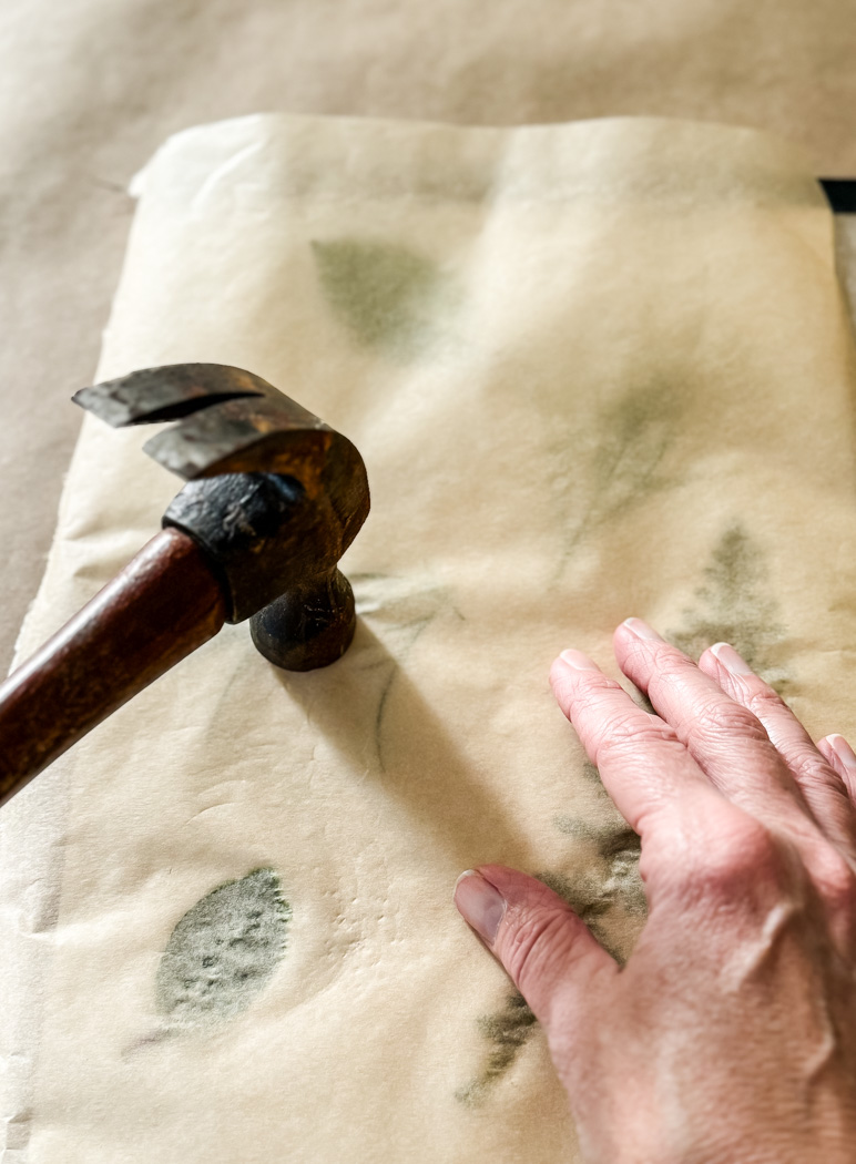 DIY Floral Ideas: Crafting with the Flower Pounding Technique - Cottage On Bunker Hill