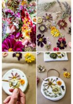 From Garden to Art: Craft Your Own Pressed Flower Clay Decor - Cottage ...