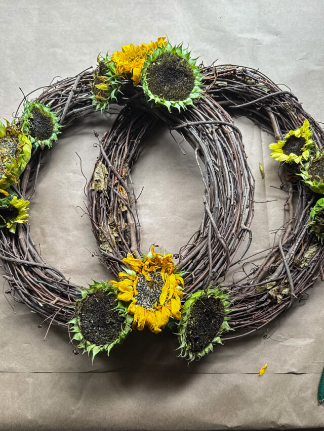 Double Grapevine Pumpkin Wreath: A Floral Fall Welcome - Cottage On ...
