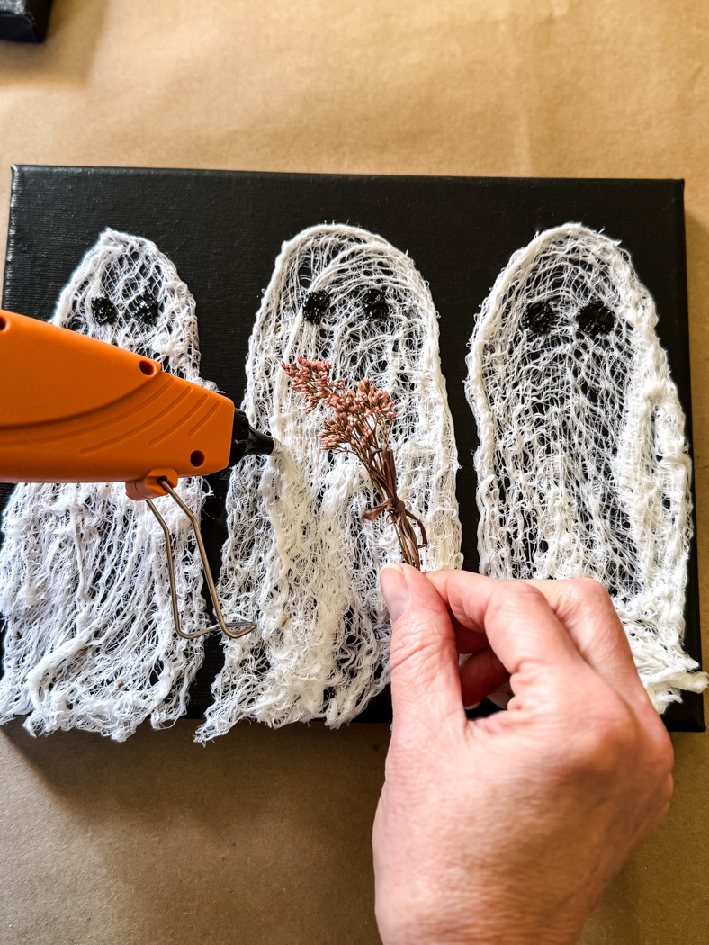 Spooky Sweet: DIY Floating Ghost Canvas - Cottage On Bunker Hill