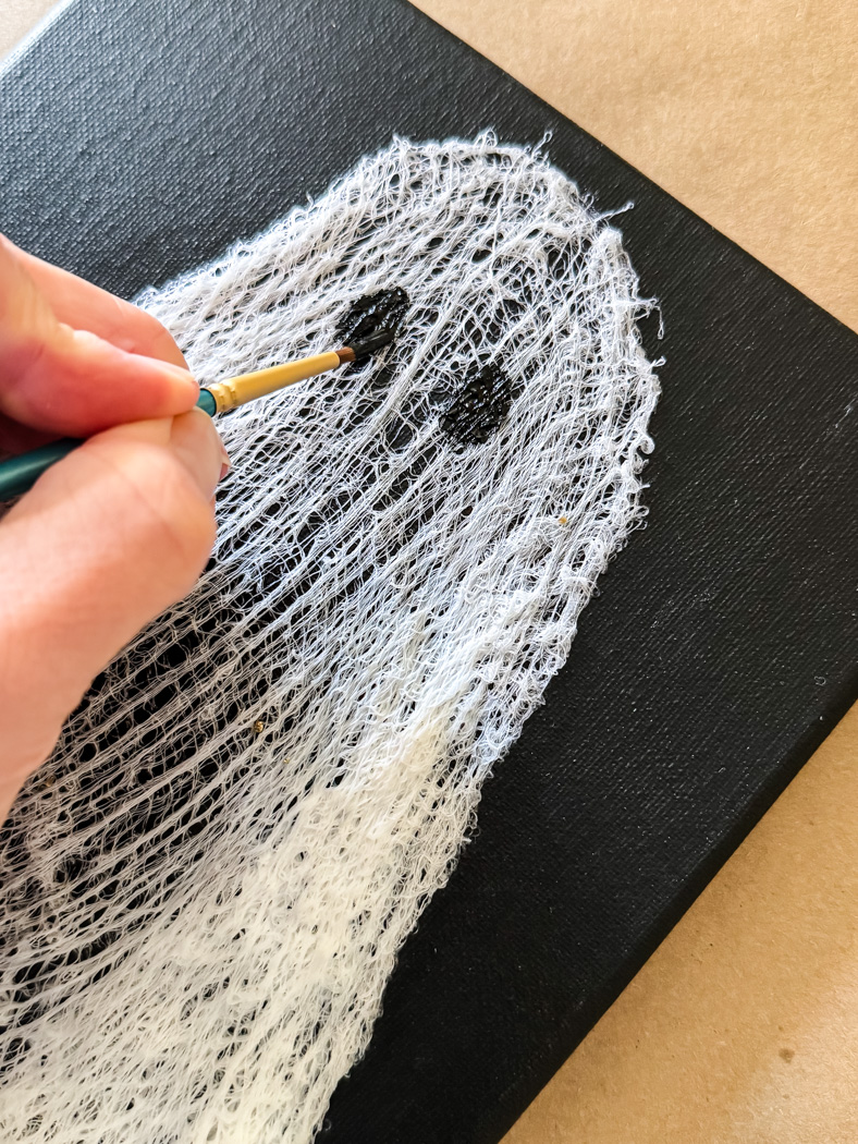 Spooky Sweet: DIY Floating Ghost Canvas - Cottage On Bunker Hill