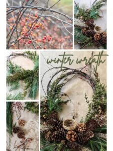 A Walk in the Woods: Crafting a Rustic Winter Wreath - Cottage On ...