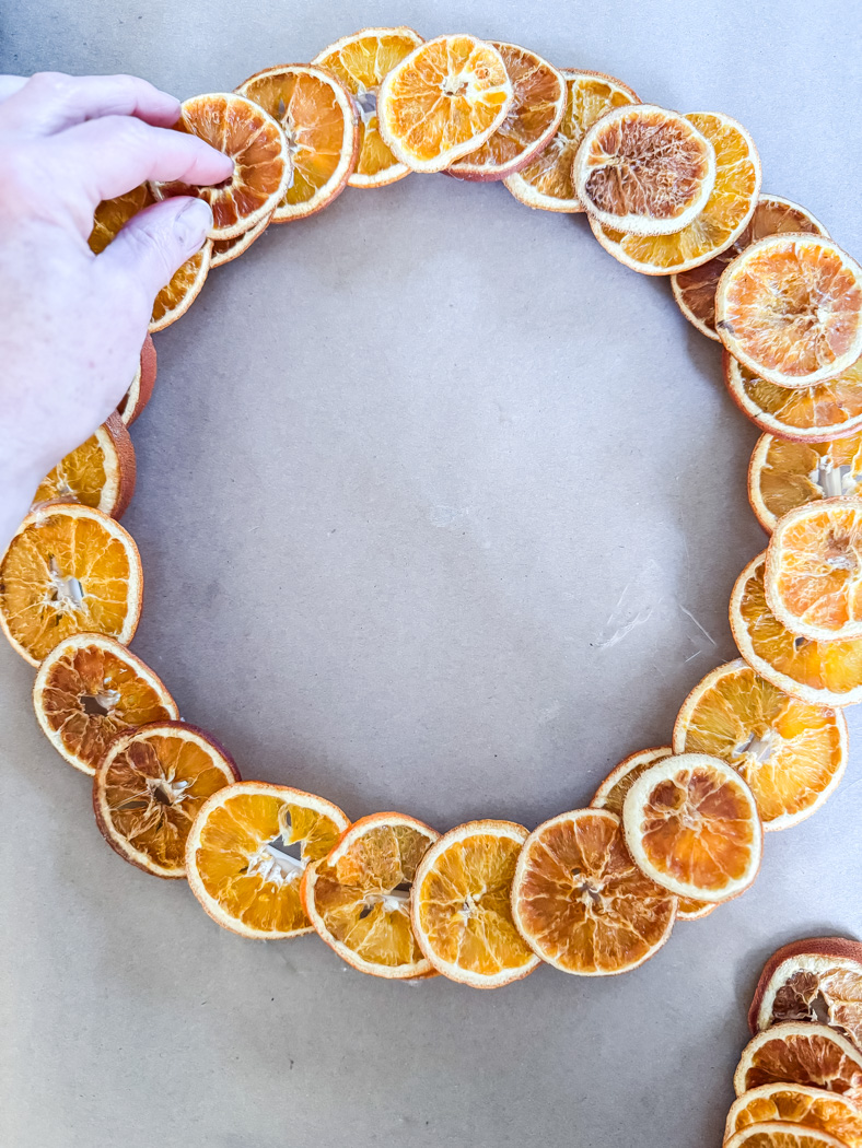 Naturally Festive: A Homemade Orange Wreath - Cottage On Bunker Hill