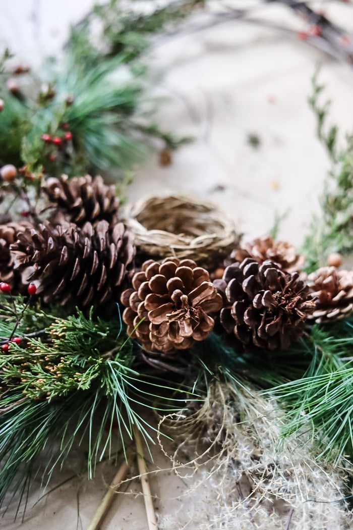 A Walk in the Woods: Crafting a Rustic Winter Wreath - Cottage On ...