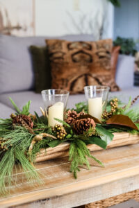 Winter Wonderland Centerpiece: A Rustic DIY Delight - Cottage On Bunker ...