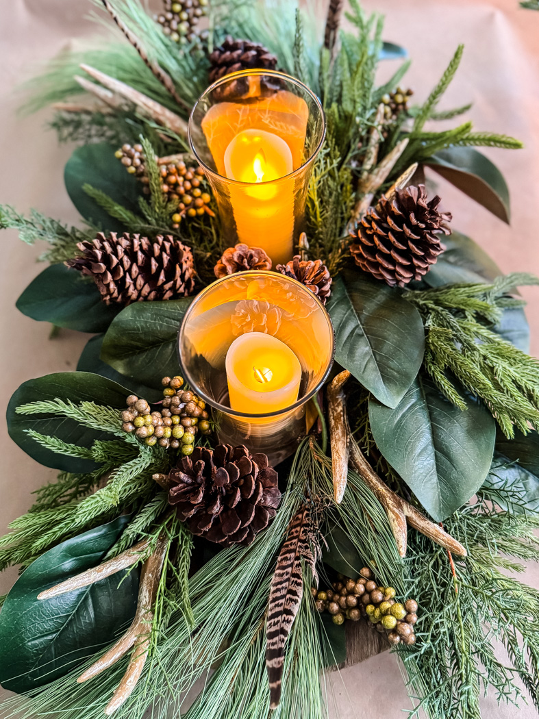 Winter Wonderland Centerpiece: A Rustic DIY Delight - Cottage On Bunker ...