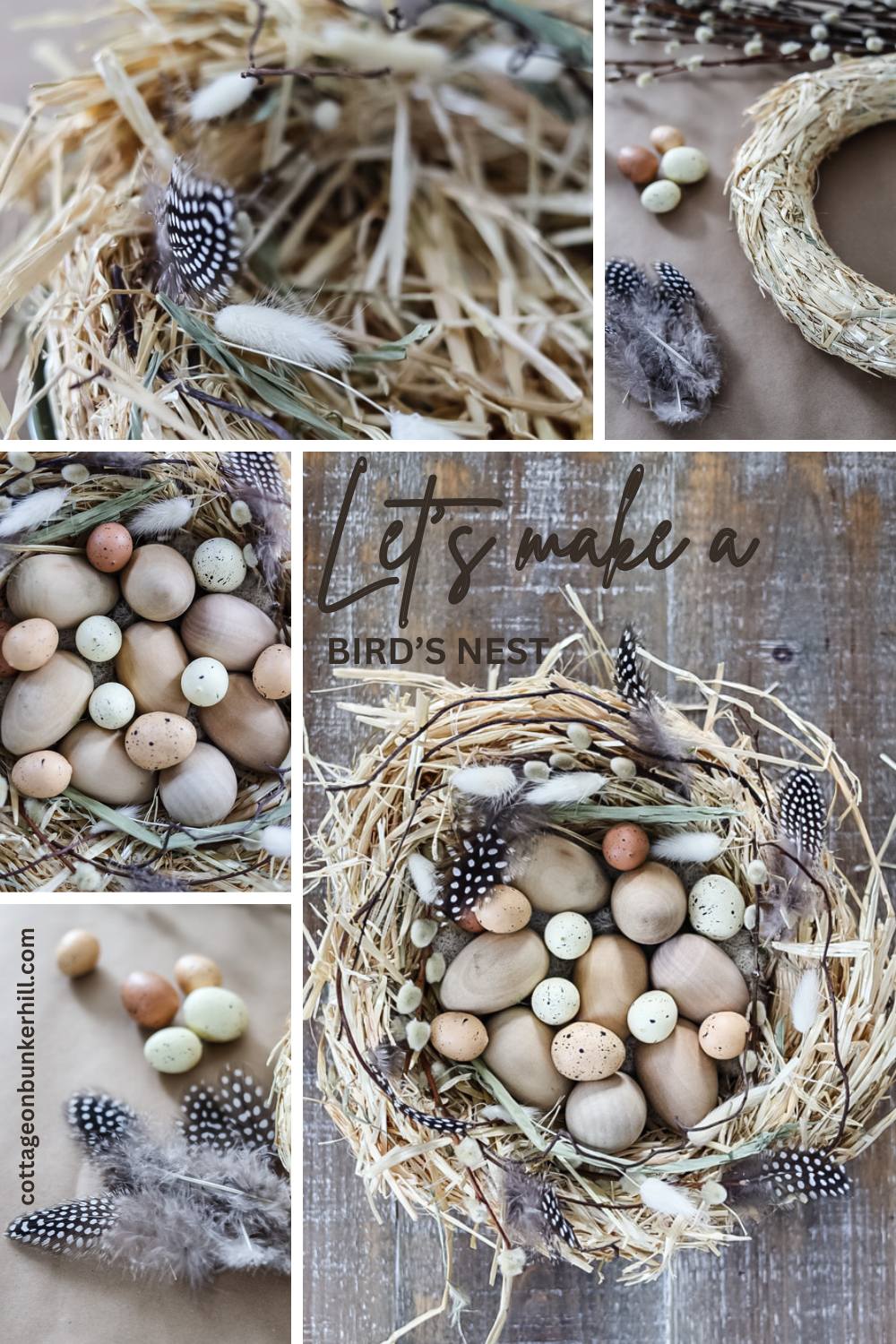 Bring Spring Indoors with This DIY Natural Bird's Nest - Cottage On ...