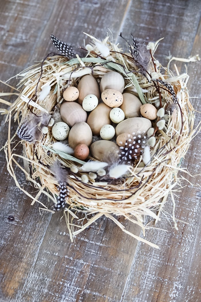 Bring Spring Indoors with This DIY Natural Bird's Nest - Cottage On ...
