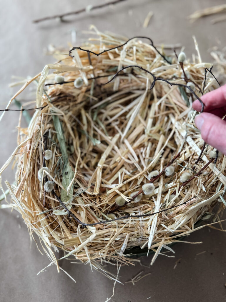 Bring Spring Indoors with This DIY Natural Bird's Nest - Cottage On ...