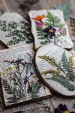 Vintage Vibes: Crafting Decoupage Plaques with Pressed Flowers ...